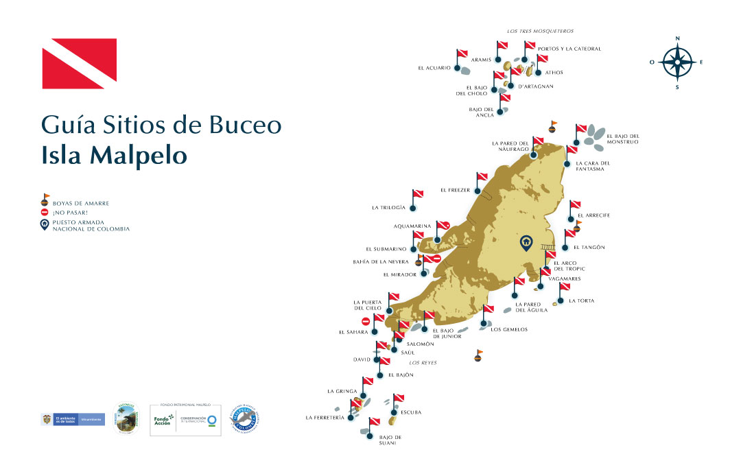Sitios de Buceo en Malpelo - Fundación Malpelo